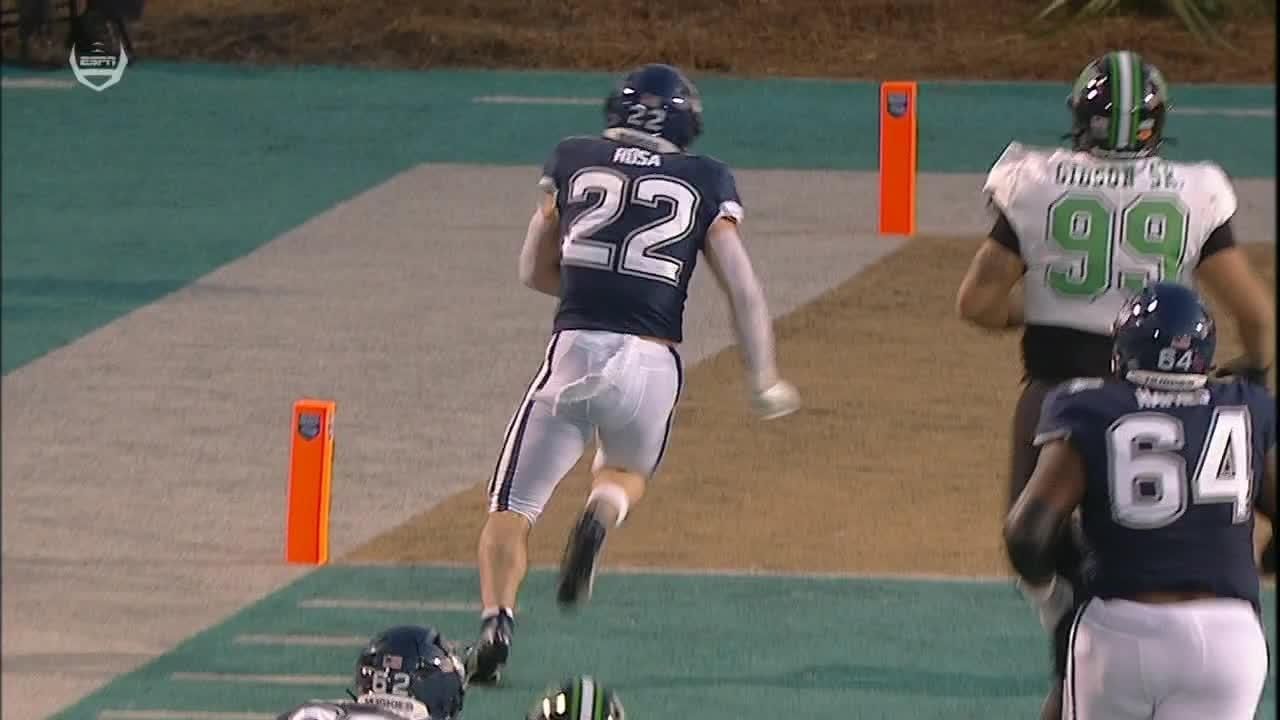 Victor Rosa shows off speed on 2nd UConn TD - ESPN Video