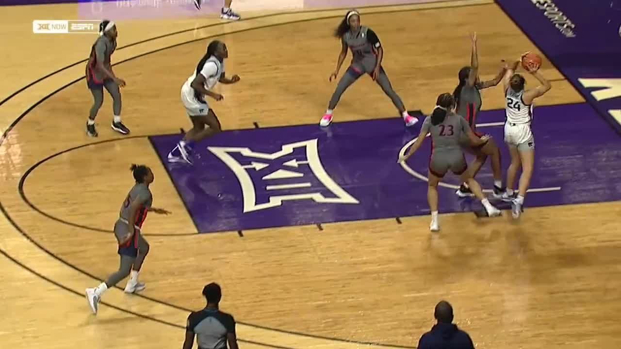 Emilee Ebert gets the basket plus the foul - ESPN Video