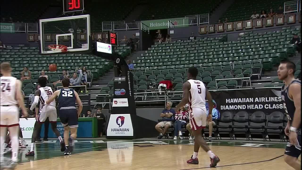 Rylan Jones drills deep 3-pointer vs. Washington State Cougars - ESPN Video