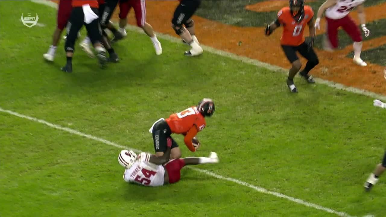 Garret Rangel's underhand pass leads to Oklahoma State TD - ESPN Video