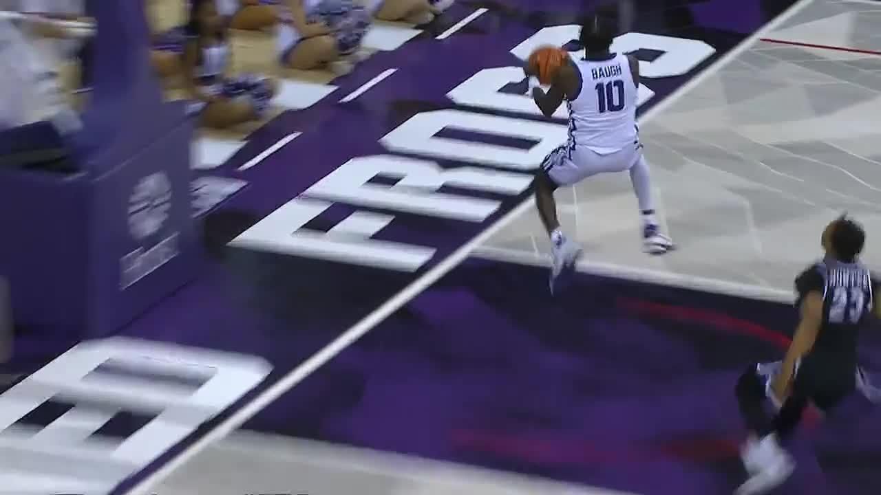 Damion Baugh drains the bucket - ESPN Video