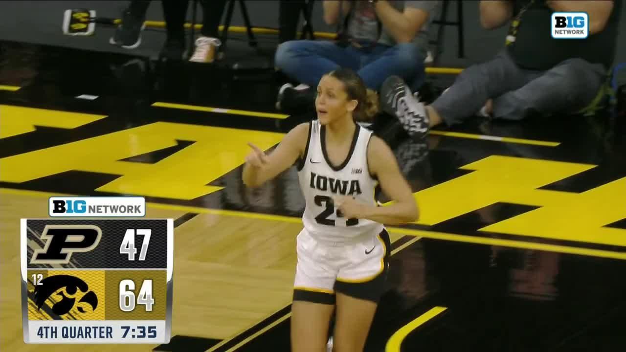 Caitlin Clark shows off vision with nice dime vs. Purdue Boilermakers - ESPN Video