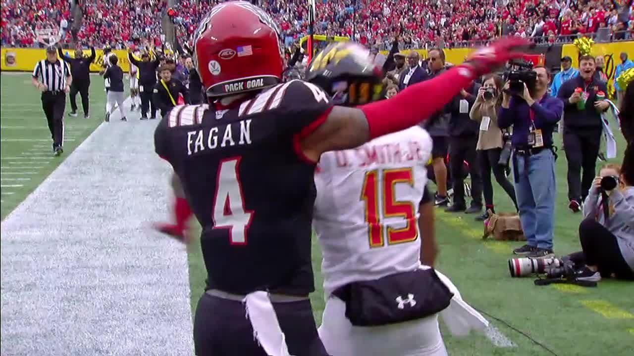 Maryland's Octavian Smith rises for a great TD - ESPN Video