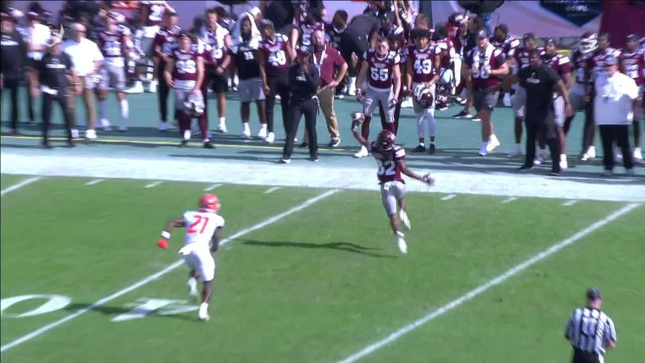 Rufus Harvey makes the one-handed juggling catch - ESPN Video