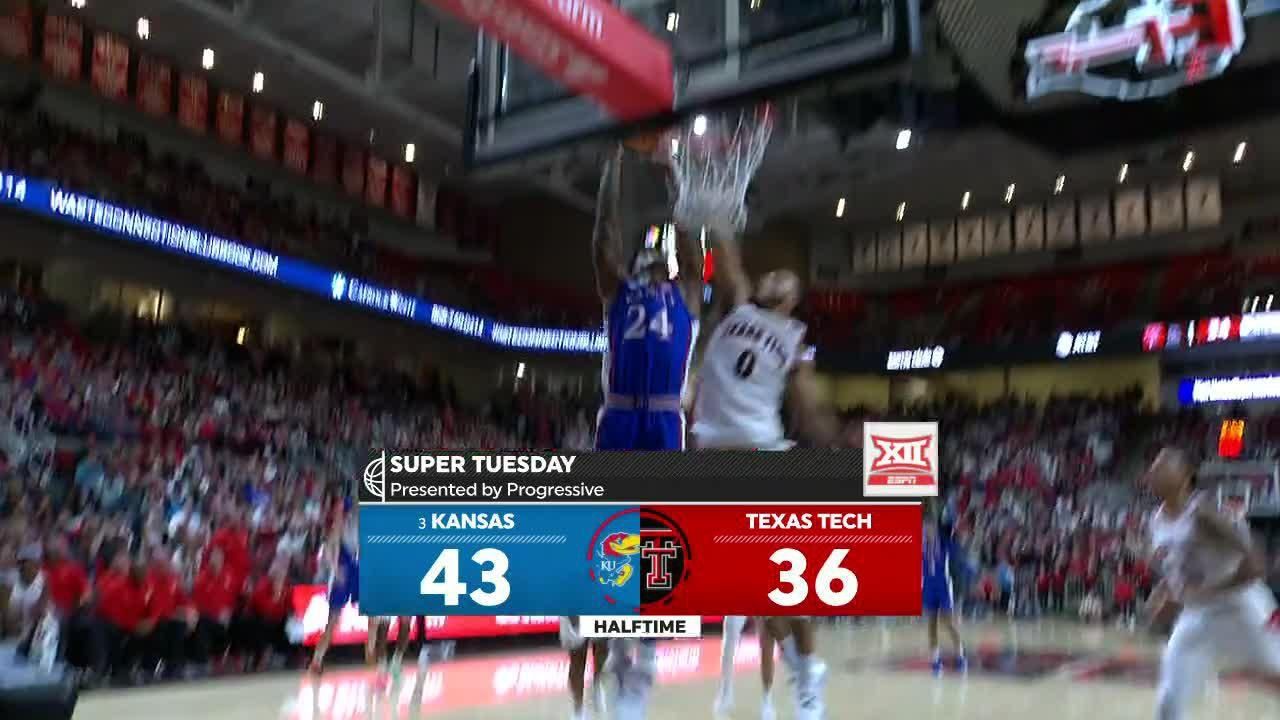 K.J. Adams throws down dunk for Kansas - ESPN Video