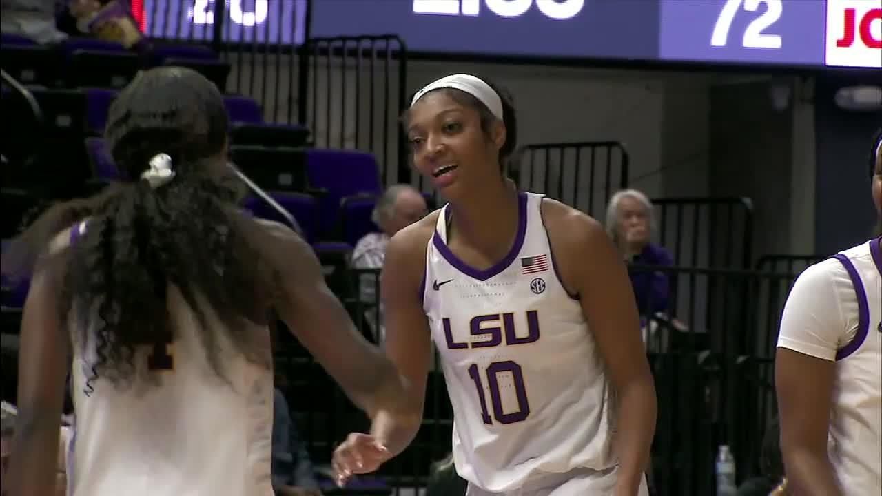Angel Reese dominates with 26-point, 28-board double-double in LSU's ...