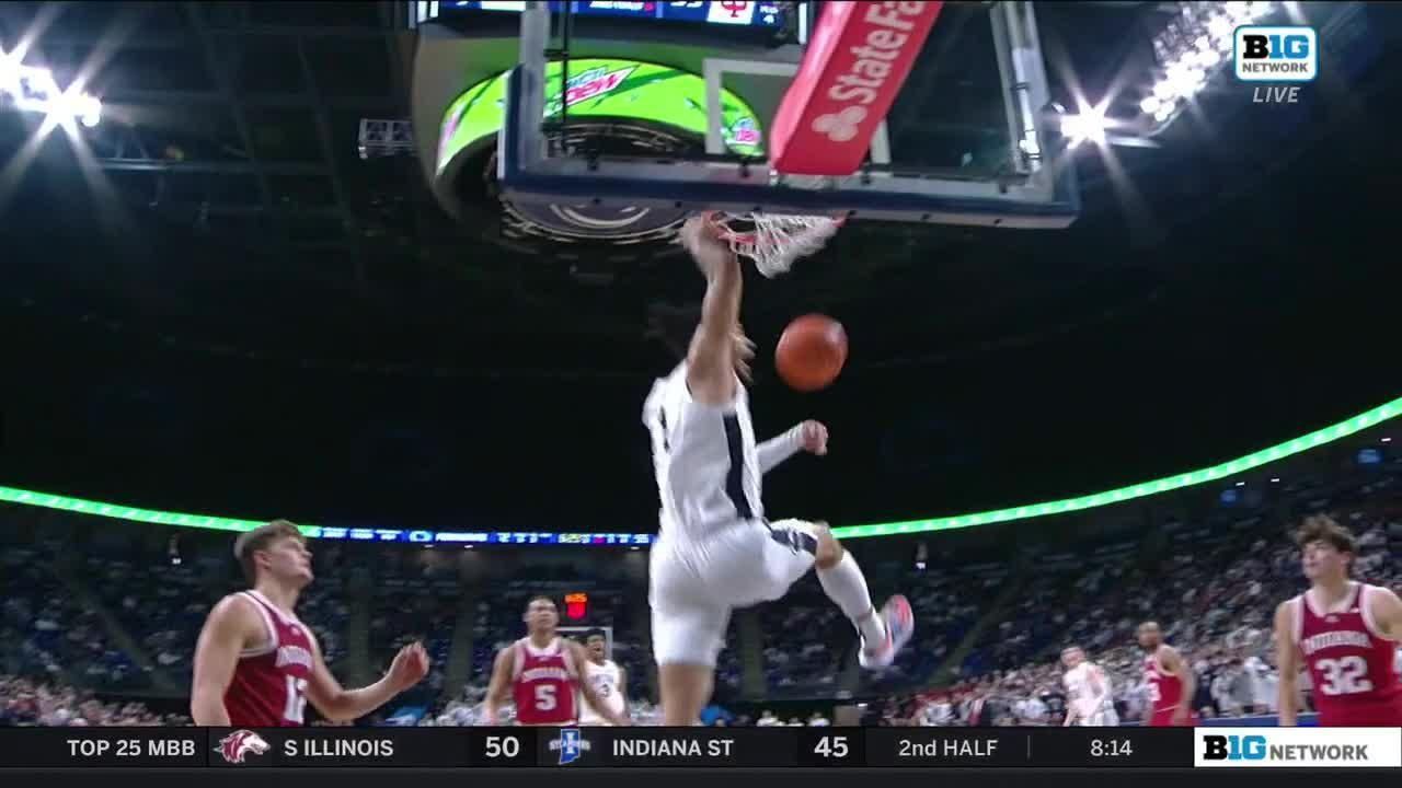 Seth Lundy eclipses 1,000 career points with big jam - ESPN Video