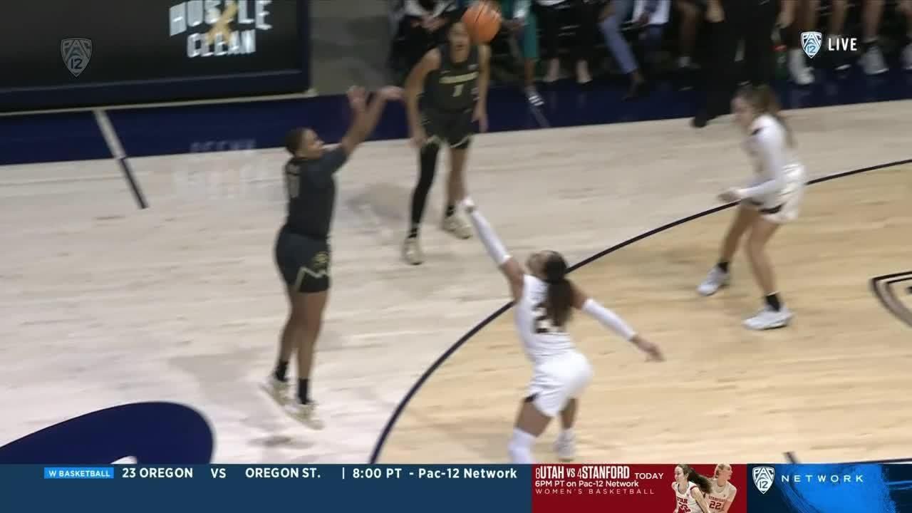 Quay Miller shows off the range on trey - ESPN Video