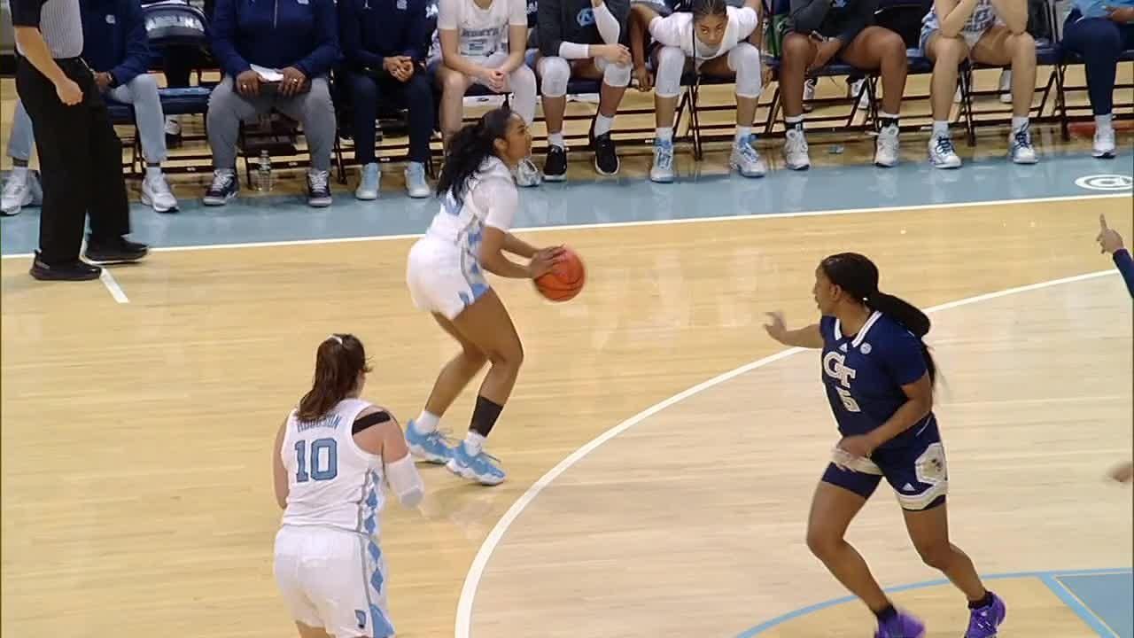 Deja Kelly hits a fast-break 3-pointer - ESPN Video