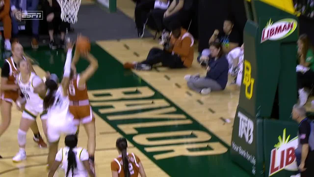 Sarah Andrews denies Texas Longhorns with swat - ESPN Video