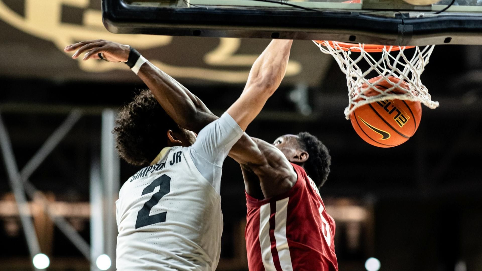 Colorado's KJ Simpson hammers home big poster - ESPN Video