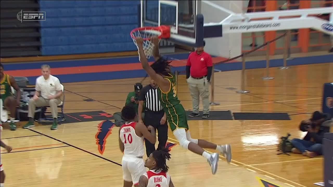 Kris Bankston rocks the rim with powerful jam - ESPN Video