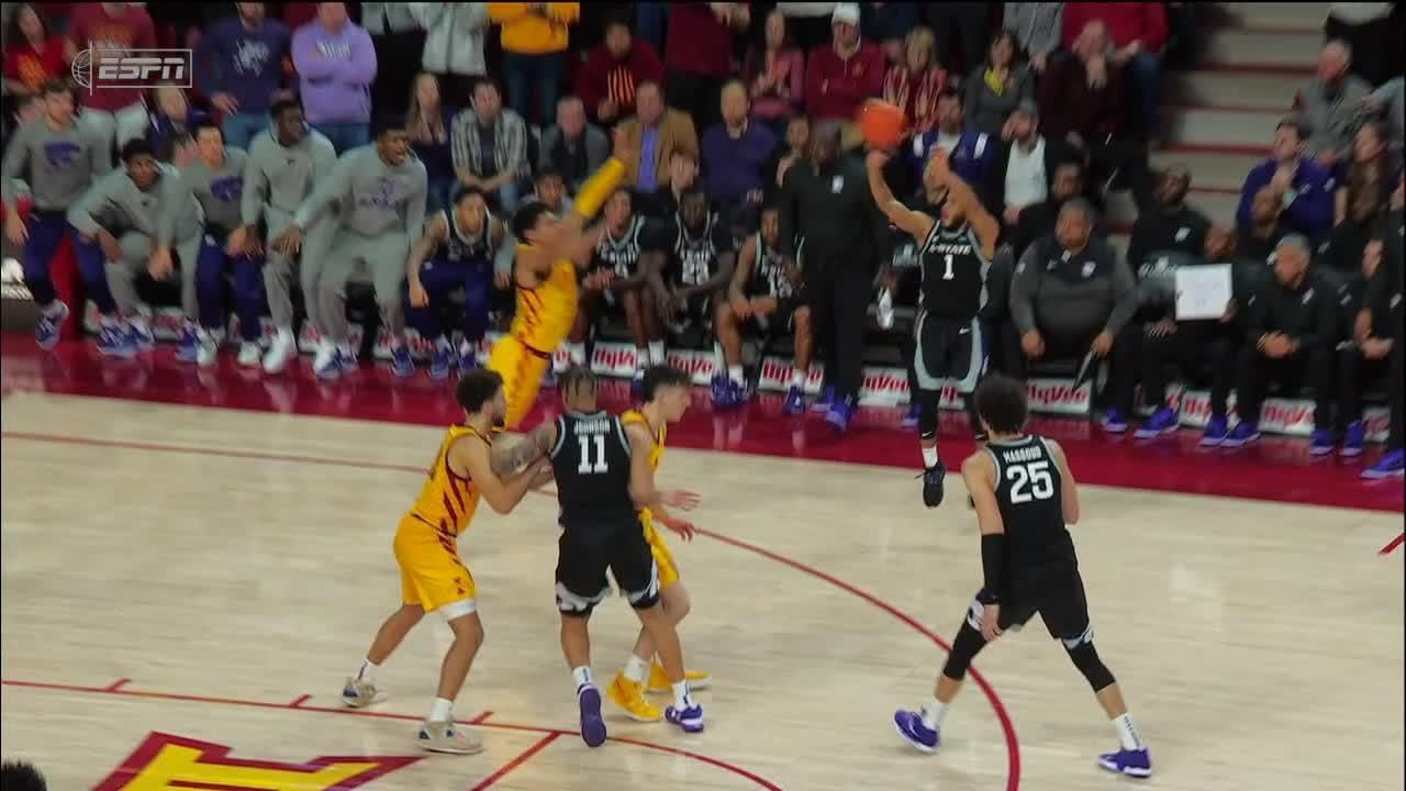 Markquis Nowell knocks down a 3-pointer - ESPN Video