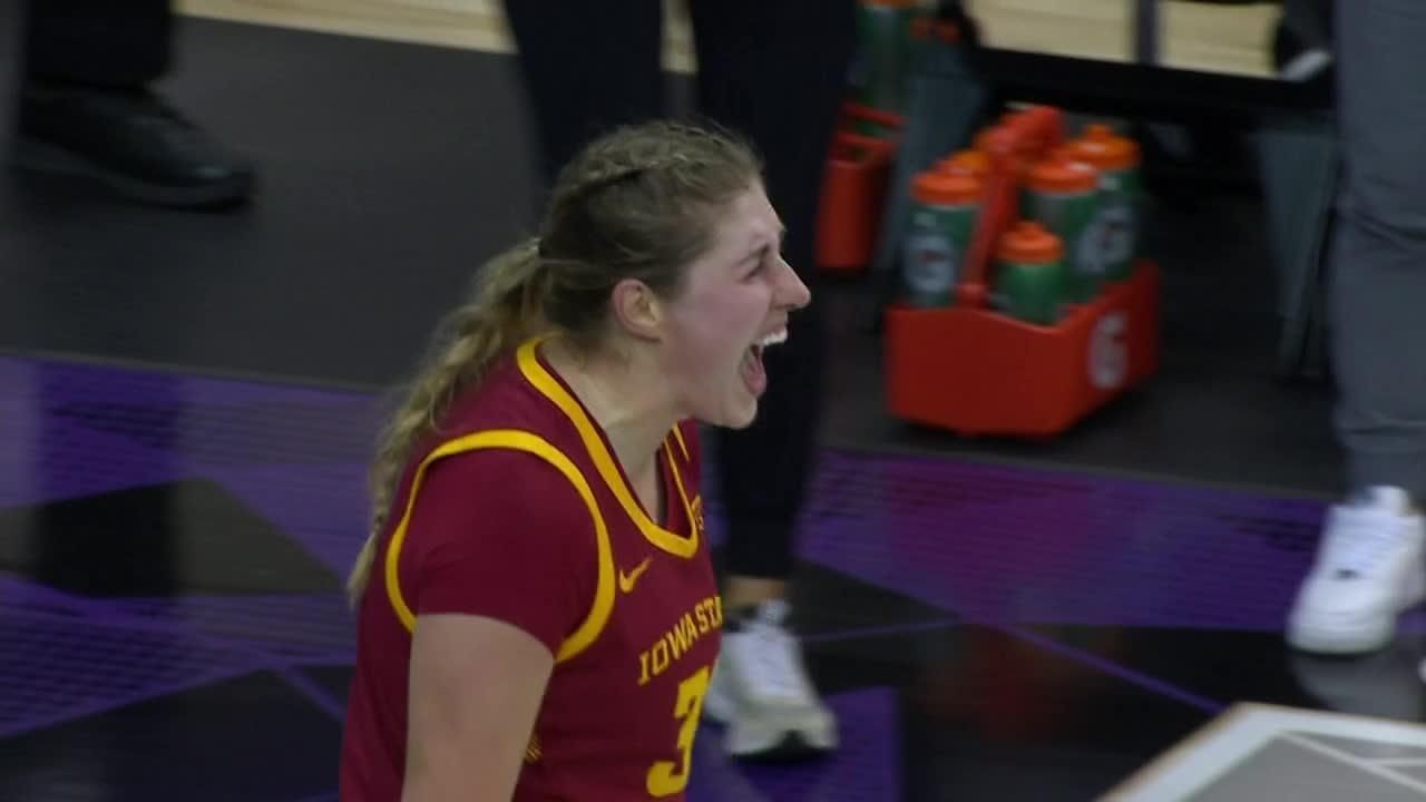 Morgan Kane drops in an and-1 for Iowa State - ESPN Video