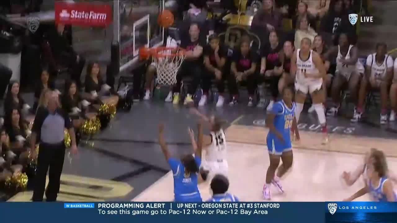 Kindyll Wetta gets the layup to fall vs. UCLA Bruins - ESPN Video
