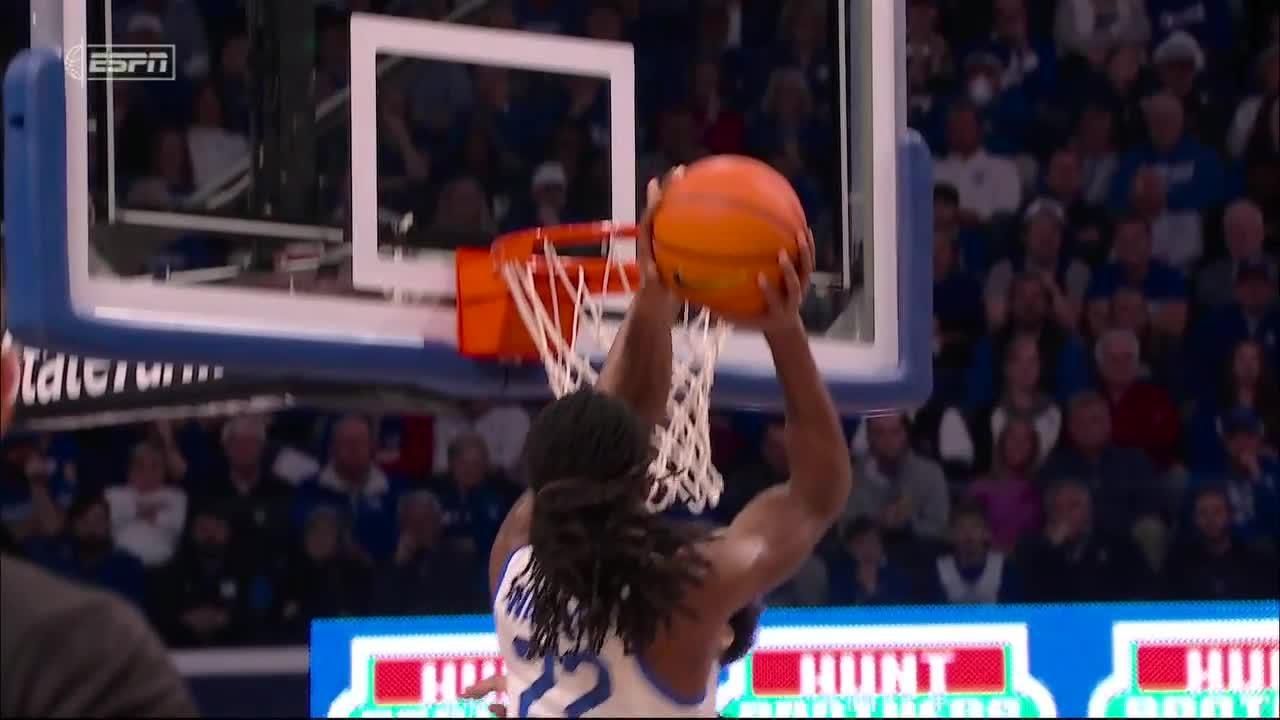 Cason Wallace switches hands for impressive and-1 - ESPN Video