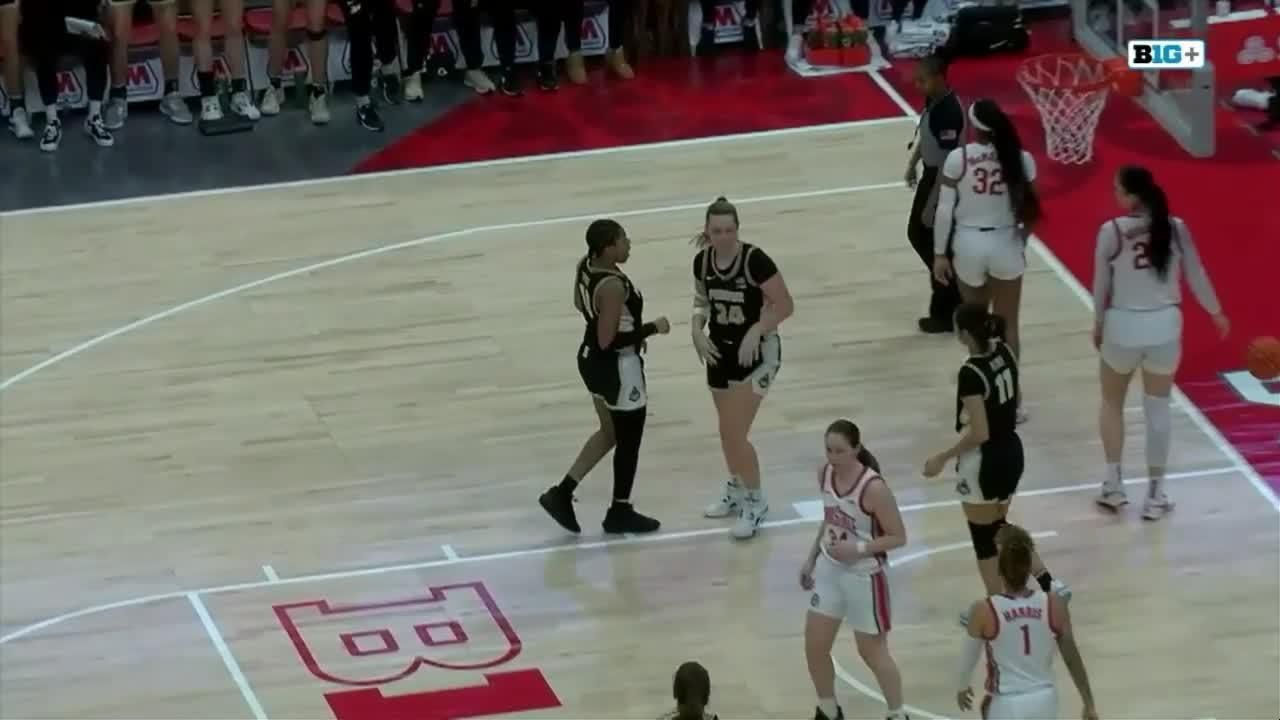 Caitlyn Harper with the and-1 bucket - ESPN Video