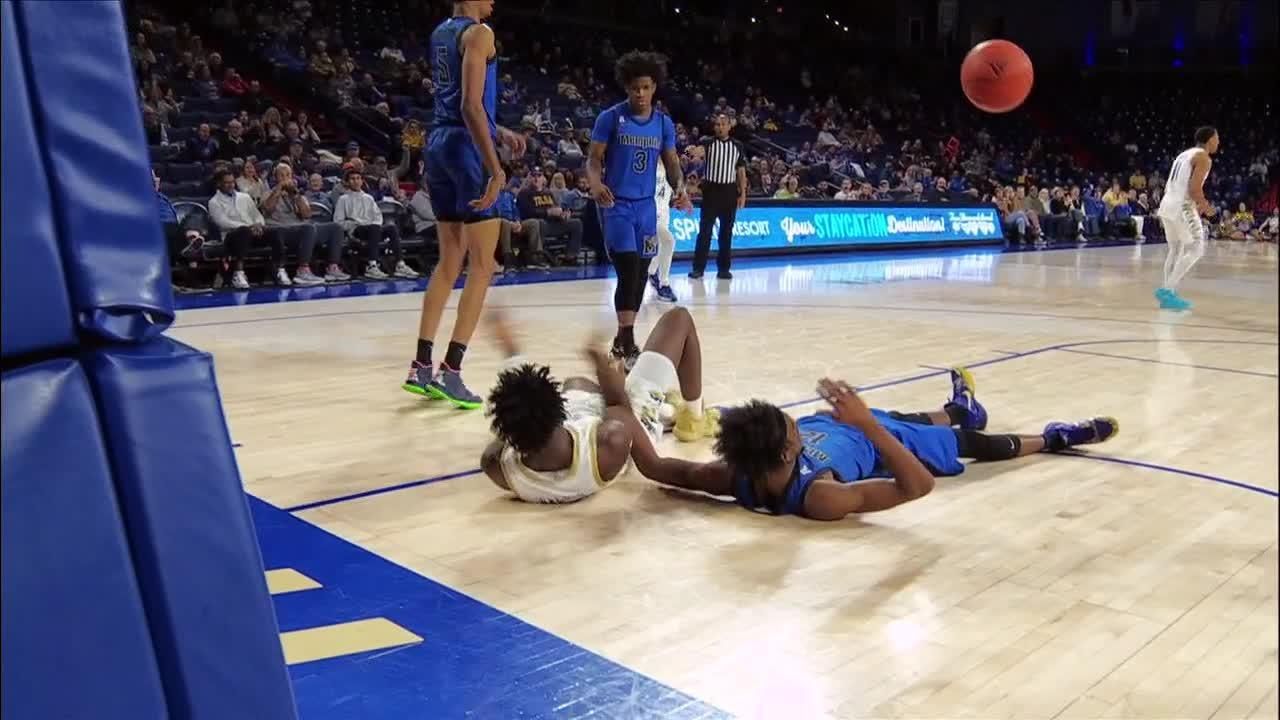 Tim Dalger fights off defender for and-1 - ESPN Video