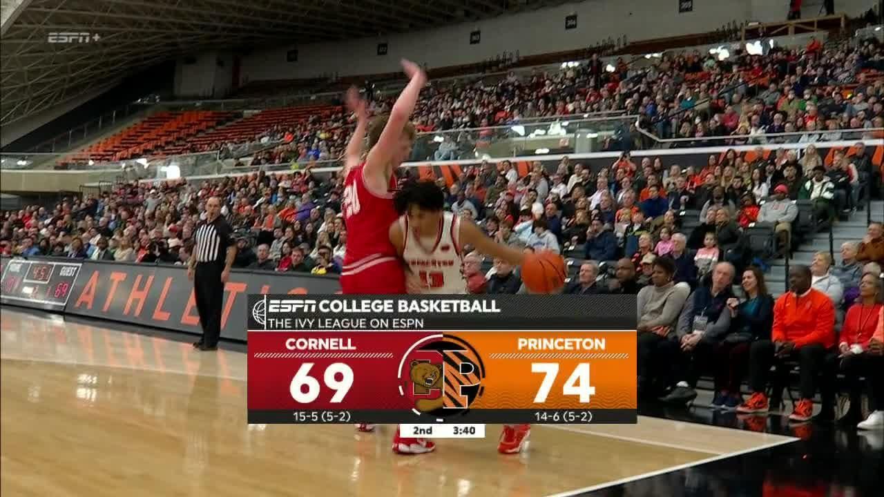 Deven Austin elevates for dunk vs. Cornell Big Red - ESPN Video