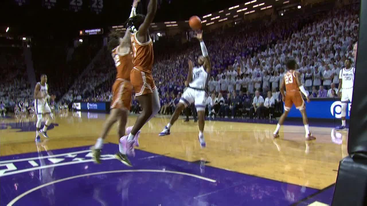 Kansas State's Desi Sills floats in the 2-pointer - ESPN Video