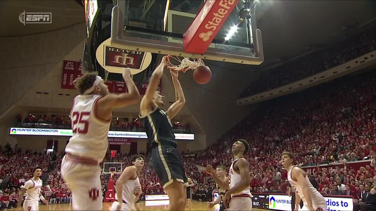 Zach Edey throws down the and-1 dunk - ESPN Video