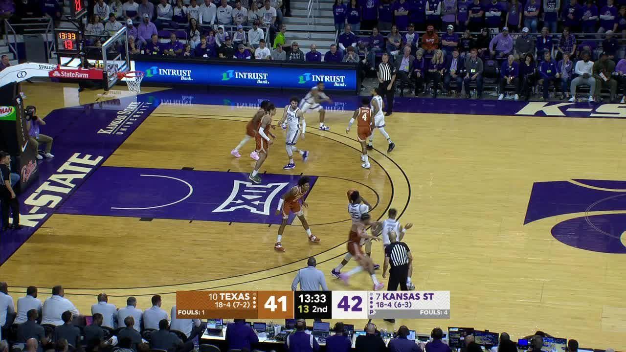 Keyontae Johnson nails a 3-pointer for Kansas State - ESPN Video