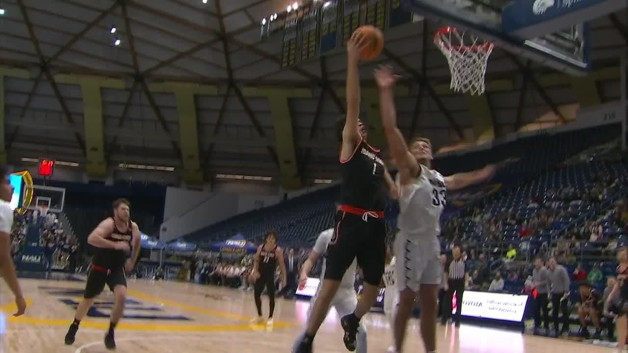 Jay Nagle gets the basket plus the foul - ESPN Video