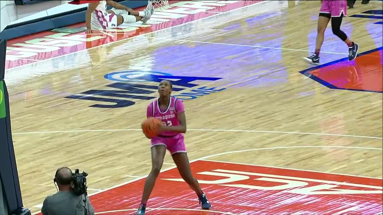 Georgia Woolley denies North Carolina Tar Heels with swat - ESPN Video