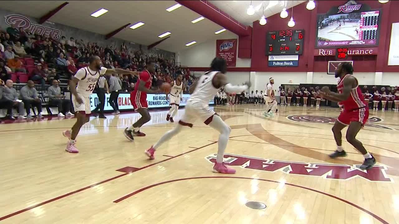 Caleb Fields makes a great defensive play for the steal - ESPN Video