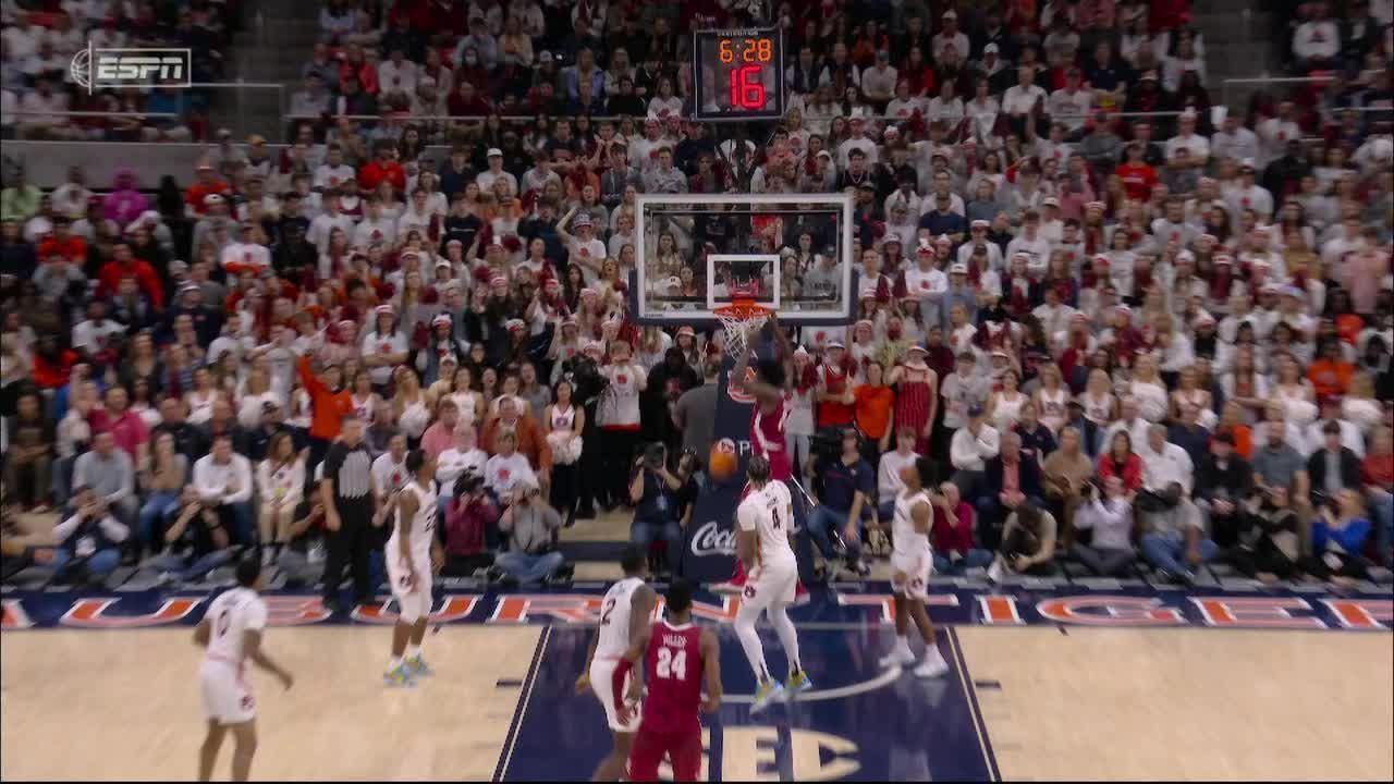 Bediako slams home the lob from Miller - ESPN Video