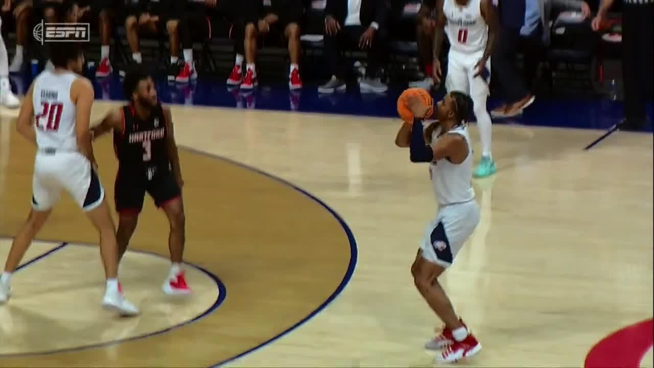 South Alabama's Greg Parham drills 3-pointer - ESPN Video