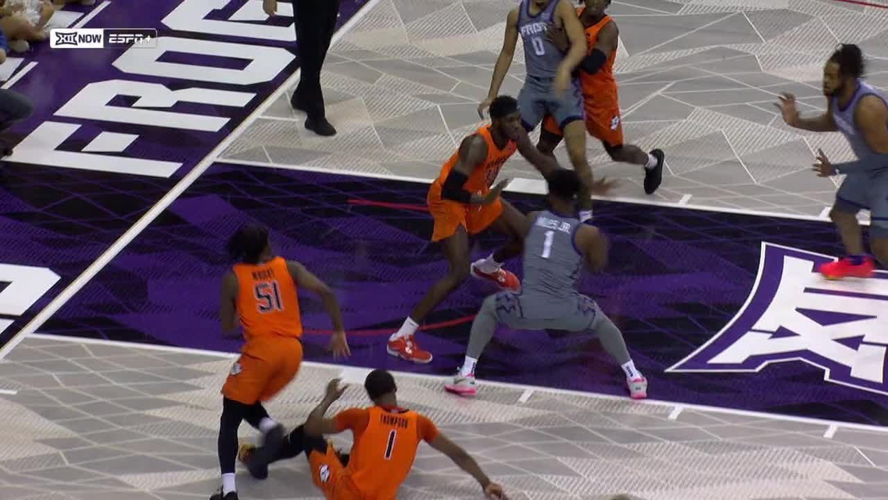 Mike Miles somehow gets the and-1 to fall - ESPN Video