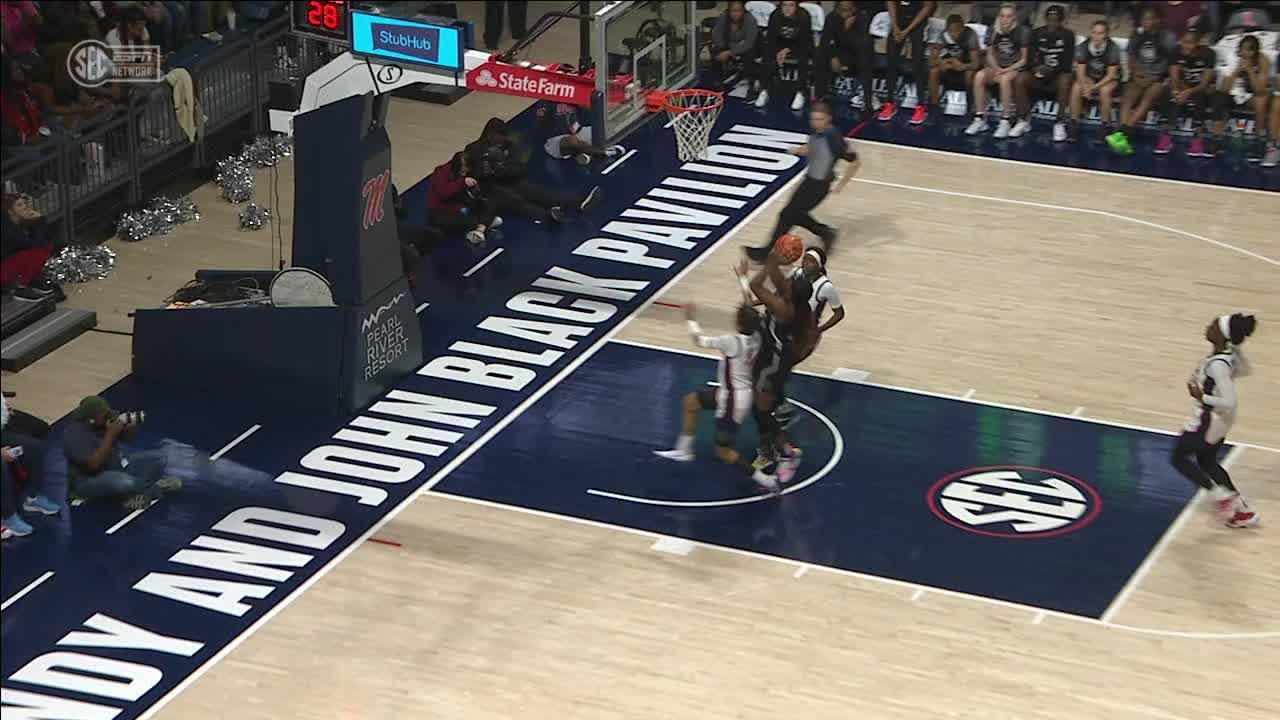 Raven Johnson gets transition bucket for South Carolina - ESPN Video
