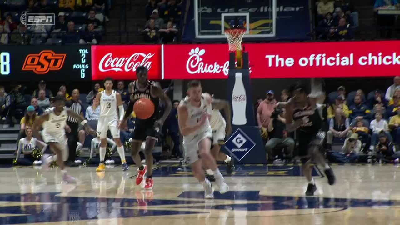Erik Stevenson steals and scores for WVU - ESPN Video