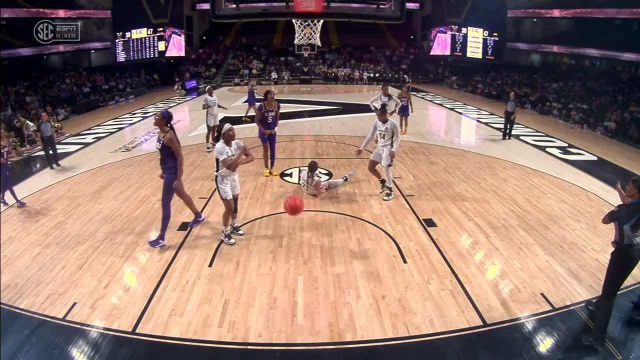 Angel Reese fights off defender for and-1 - ESPN Video