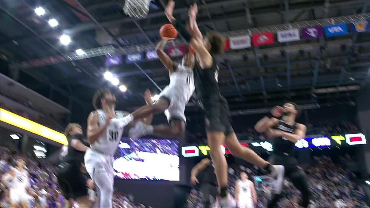 Rayshon Harrison somehow gets the and-1 to fall - ESPN Video