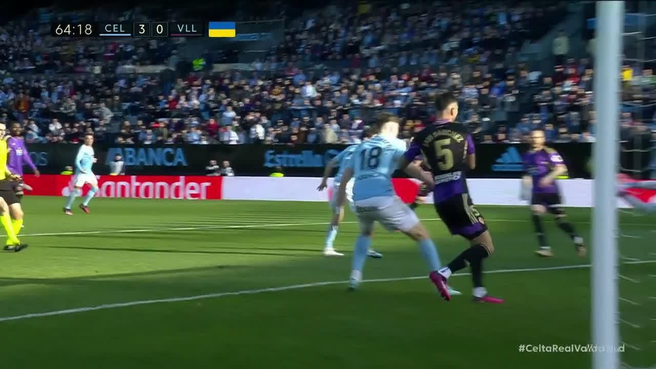 Gabriel Veiga goal 64th minute Celta Vigo 3-0 Real Valladolid - ESPN Video