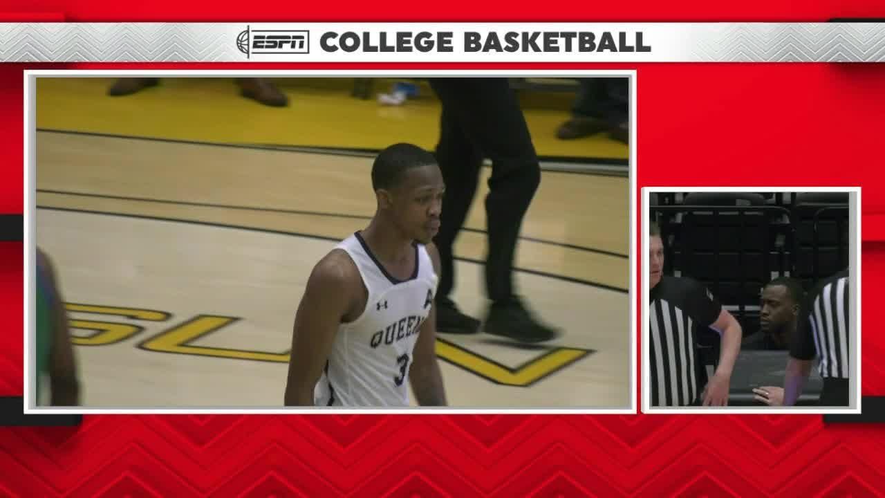 Kalib Mathews elevates for alley-oop dunk - ESPN Video