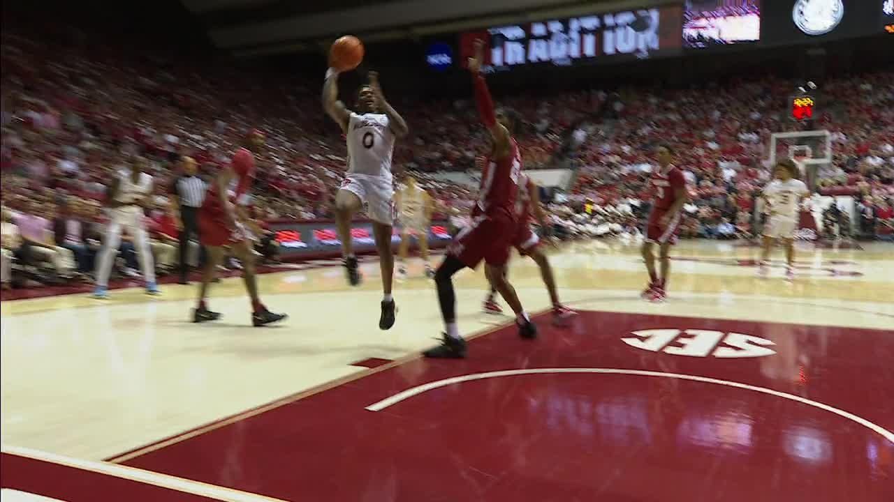 K.D. Johnson finishes a tough bucket for Auburn - ESPN Video