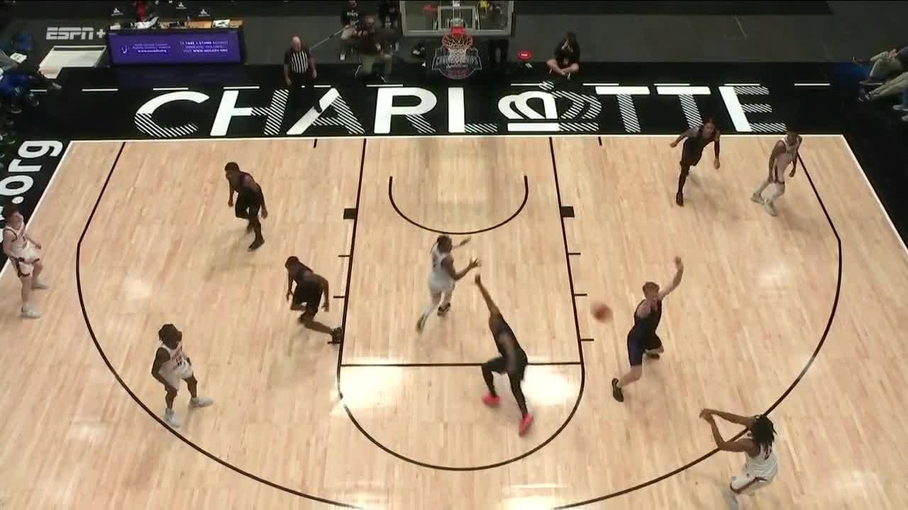 Joshua Lusane makes beautiful pass for a basket - ESPN Video