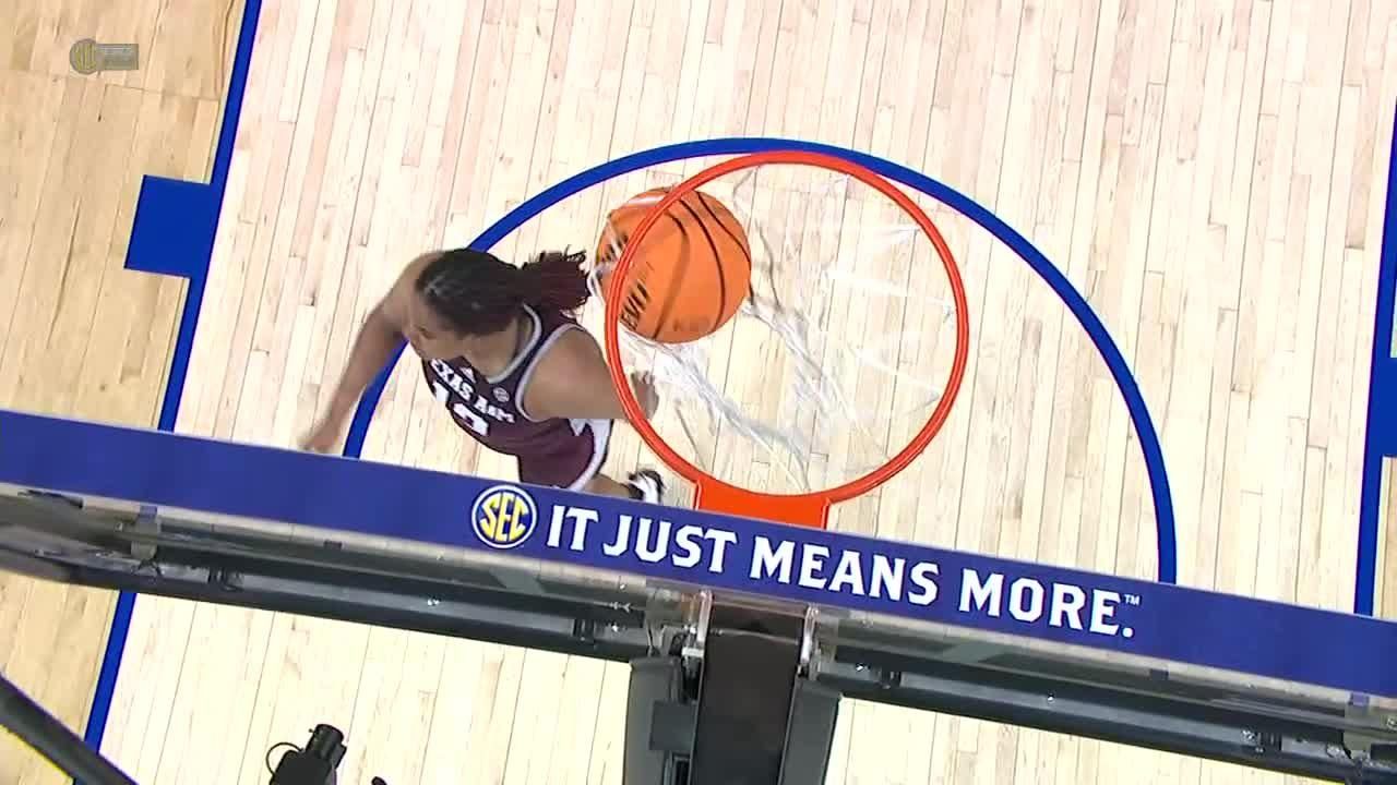 Jessika Carter gets the basket plus the foul - ESPN Video