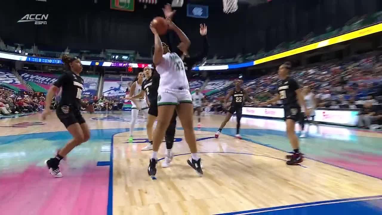 River Baldwin with the massive stuff at the rim - ESPN Video