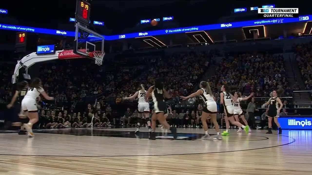 Cassidy Hardin shows off the range on 3-pointer - ESPN Video