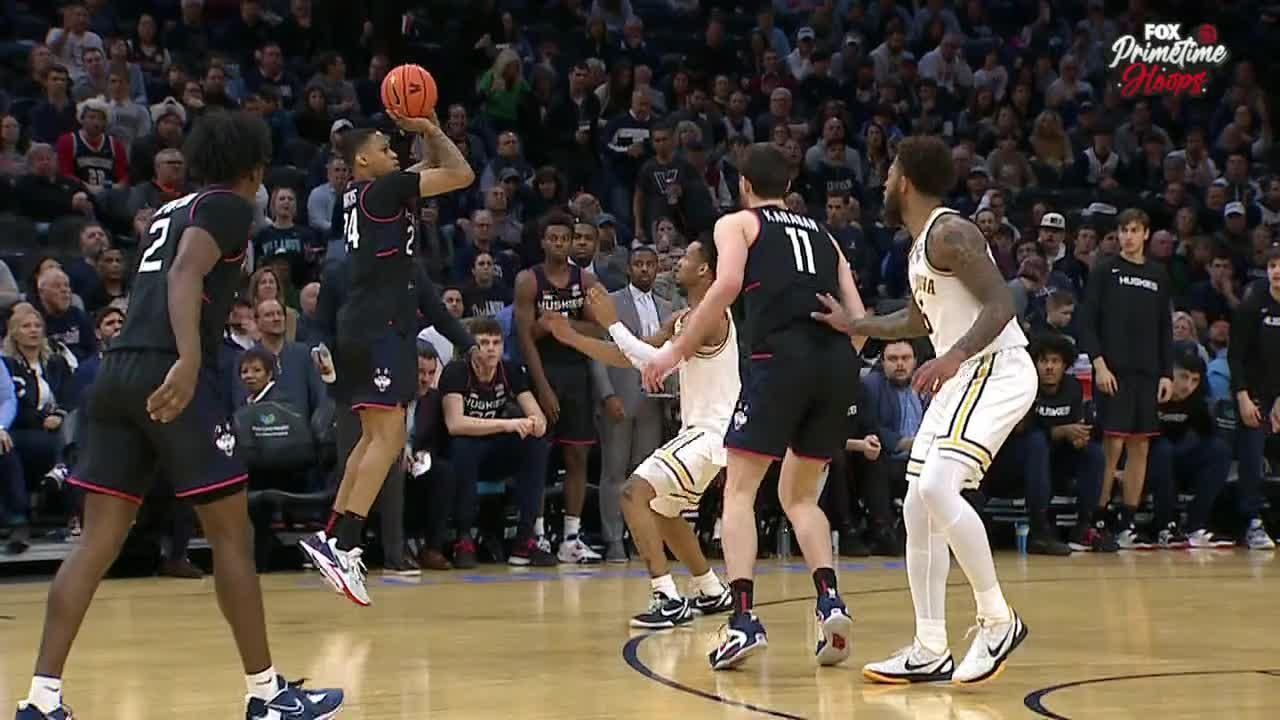 UConn's Jordan Hawkins knocks down contested 3 - ESPN Video