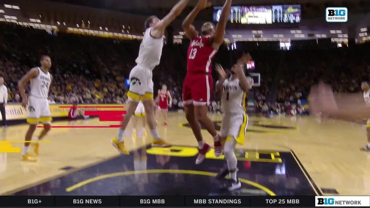 Derrick Walker gets the layup to fall vs. Iowa Hawkeyes - ESPN Video
