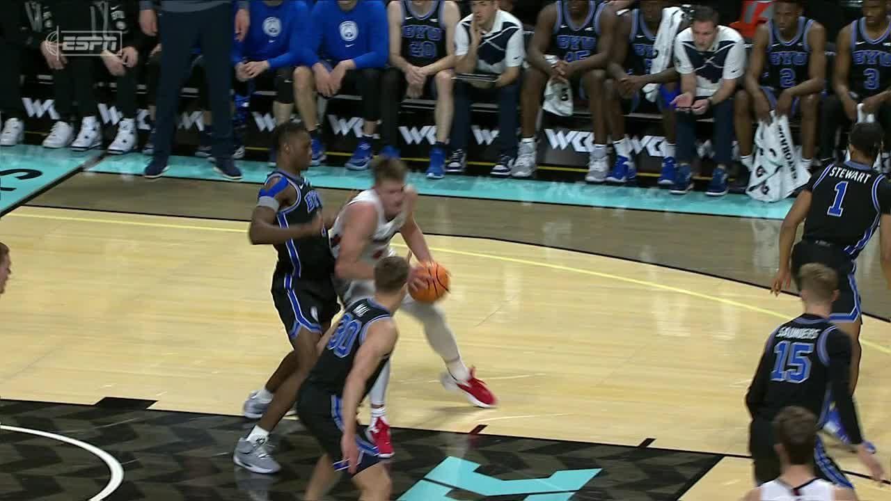 Mitchell Saxen lays it in for Saint Mary's - ESPN Video
