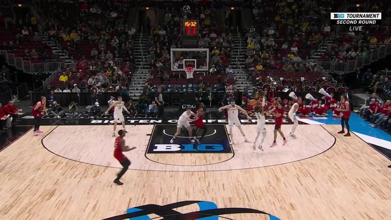 Derek Simpson's sweet dime sets up a 3-pointer for Rutgers - ESPN Video