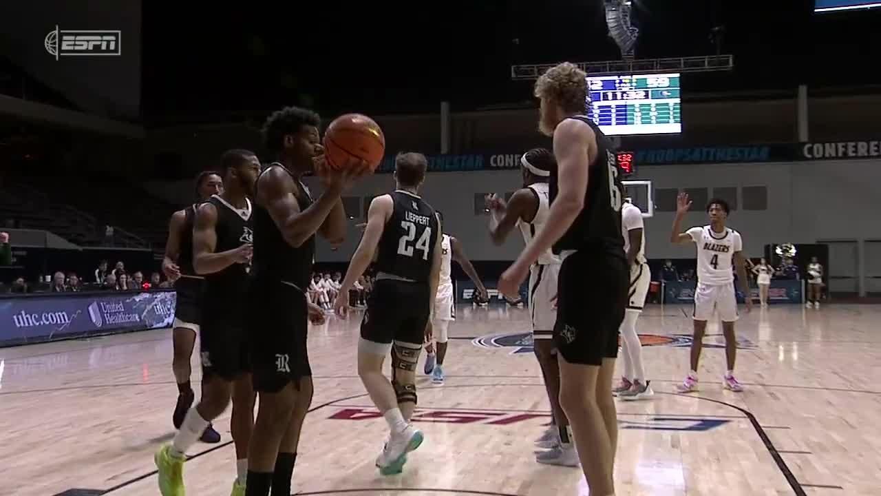 Ty Brewer somehow gets the and-1 to fall - ESPN Video