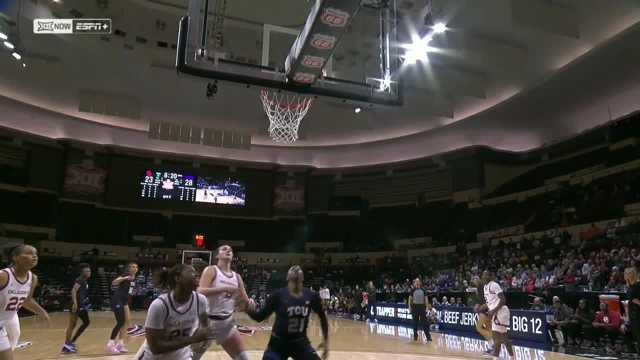 Lucy Ibeh drills the jump shot vs. Oklahoma Sooners - ESPN Video