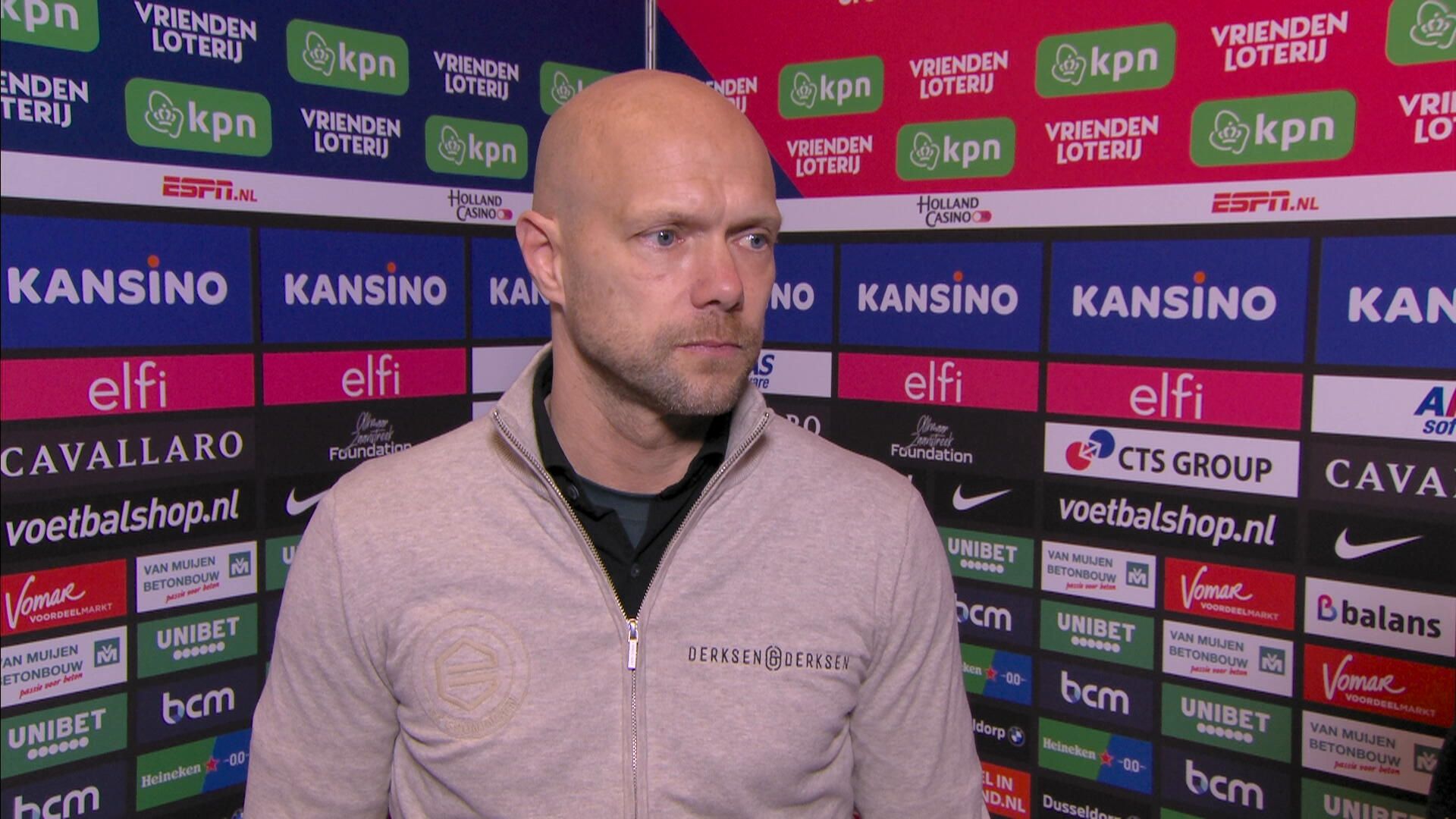 Gemist: Van der Ree : "Het is nooit een wedstrijd geworden zoals we